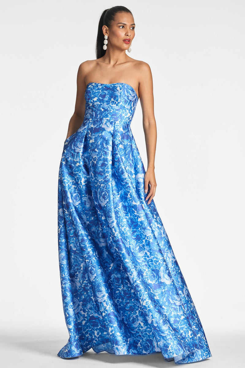 Sachin & Babi Giovanna Gown & Bella Bridesmaids