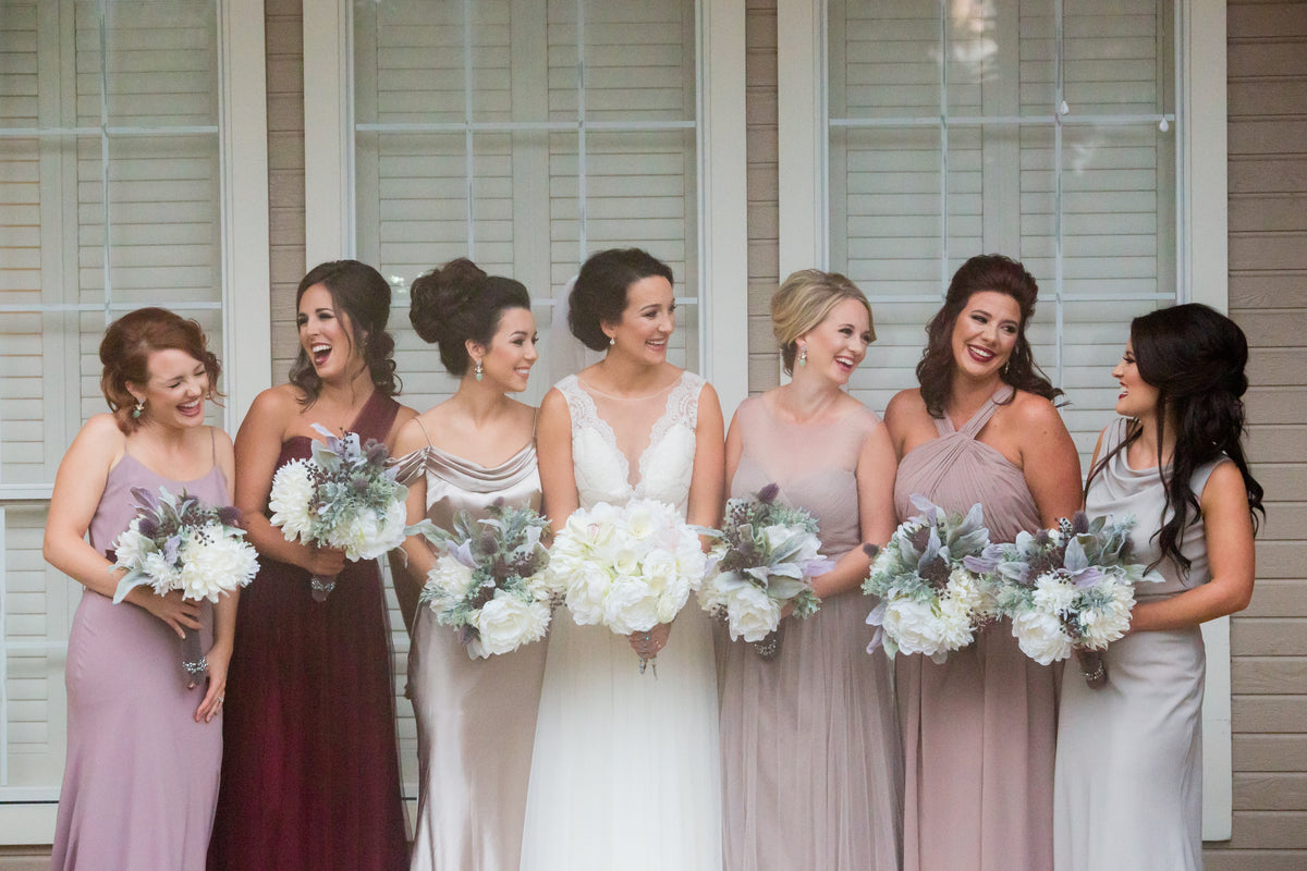Real Wedding Q&A: Alyssa & Cameron & Bella Bridesmaids