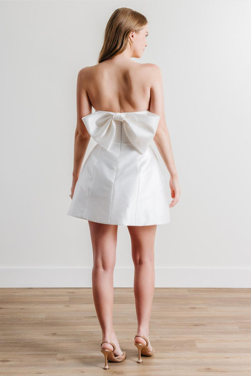 By Watters Little White Dress Regis 31329 & Bella Bridesmaids