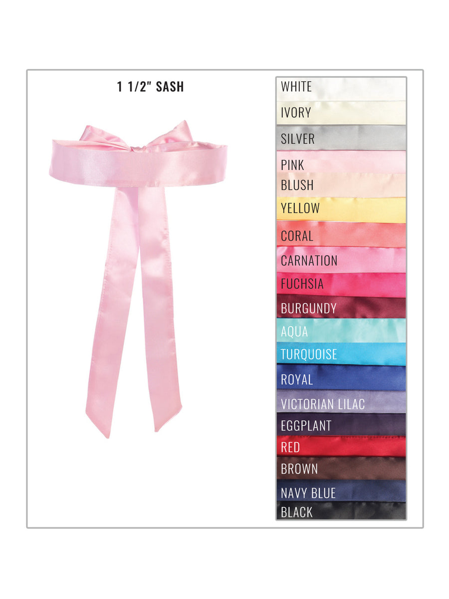 Tip Top Kids 1 & 1/2 Sash for 5700 & Bella Bridesmaids