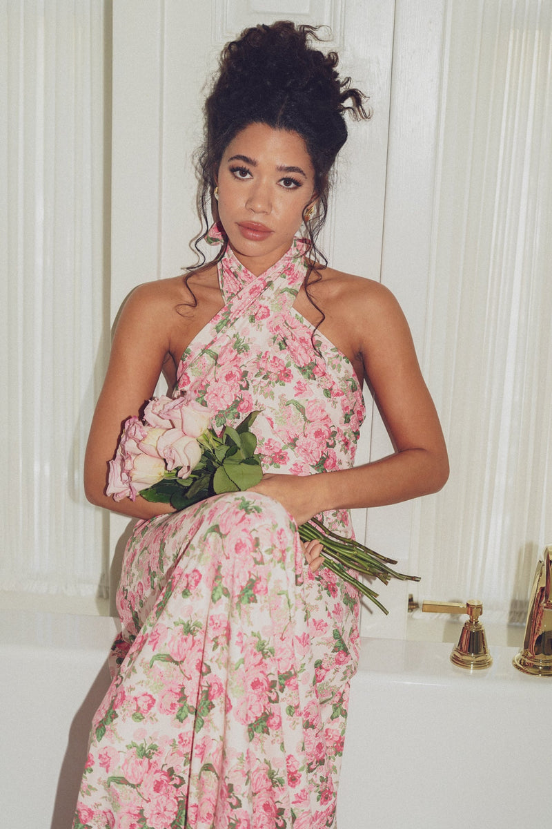 Fallon Dress in Betrothed Rose & Bella Bridesmaids