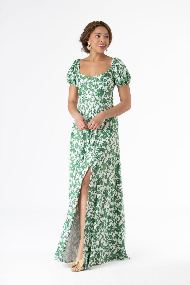Elizabeth Dress in Rosemary Waltz & Bella Bridesmaids