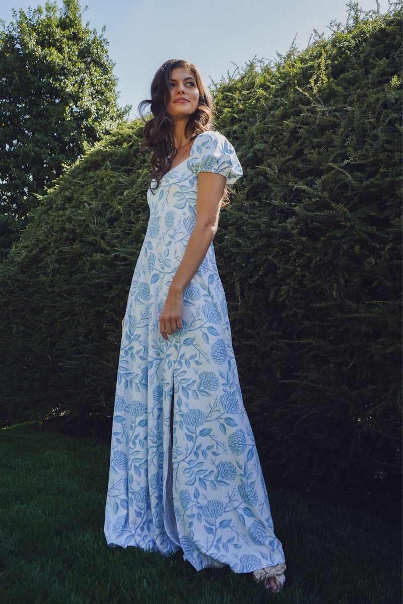 Elizabeth Dress in Dusty Bloom & Bella Bridesmaids