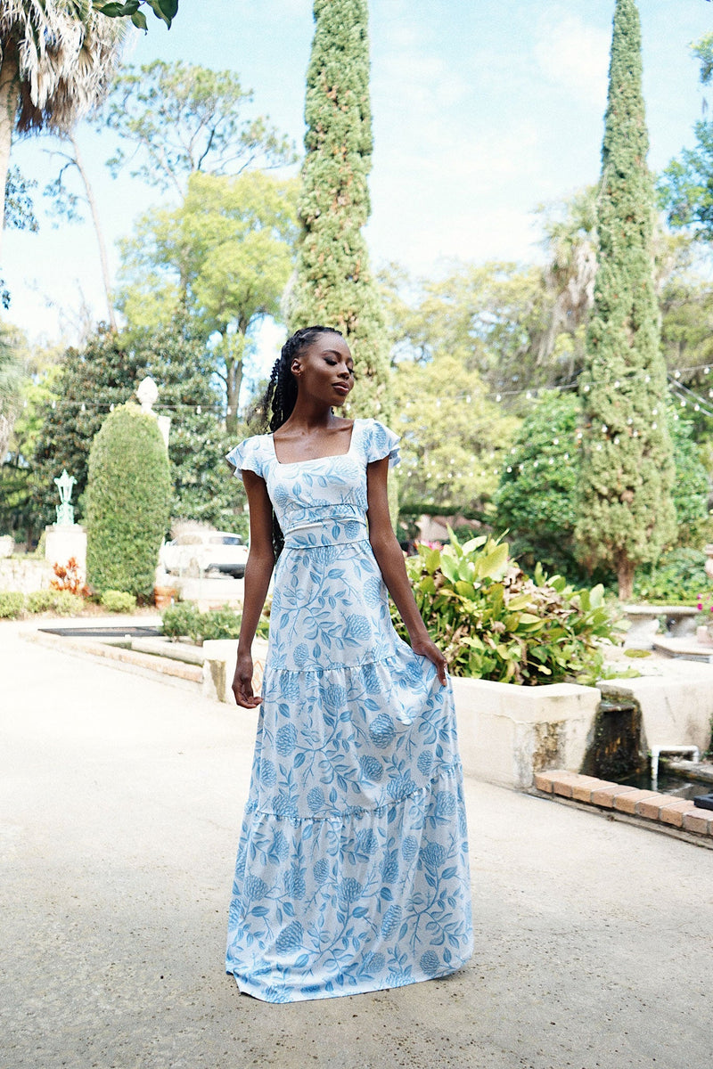Isabella Dress in Dusty Bloom & Bella Bridesmaids